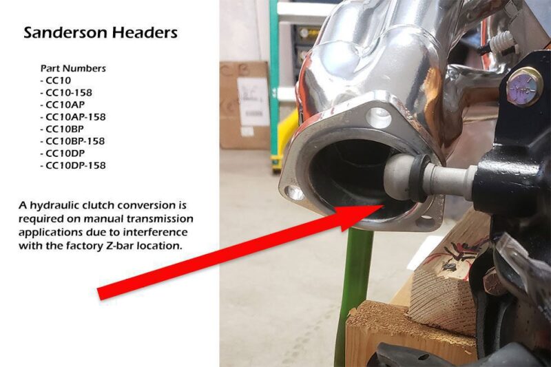 CC10BP Header Set, Small Block Chevy, BluePrint - Sanderson Headers