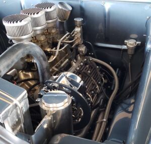 FH1 Header Set, Ford Flathead V8 - Sanderson Headers