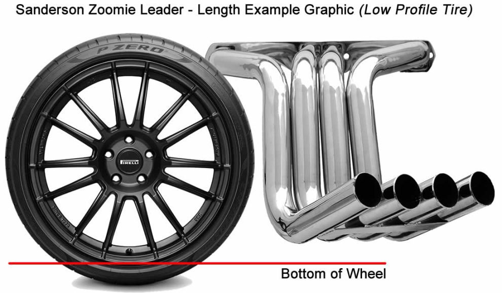 ZoomieSBC Header Set, Small Block Chevy - Sanderson Headers