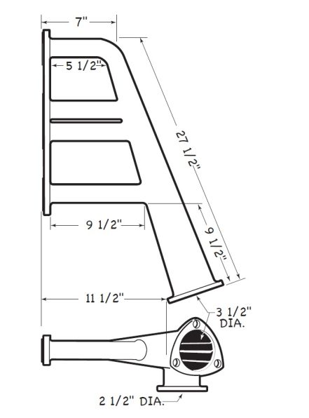 FCLF100 Limefire Header Set, Ford 351C, 351M, 400 - Sanderson Headers