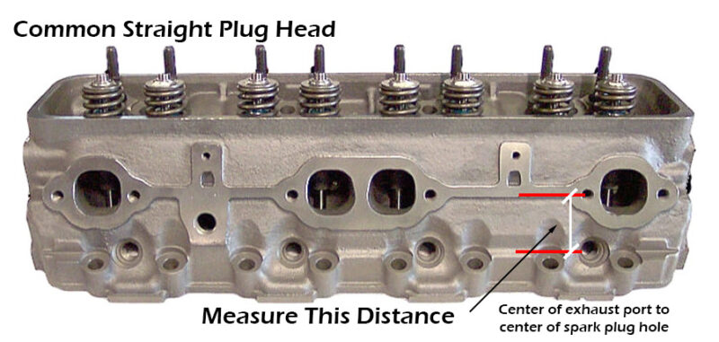 CC1AP Header Set, Small Block Chevy, for Angle Plug Heads - Sanderson ...